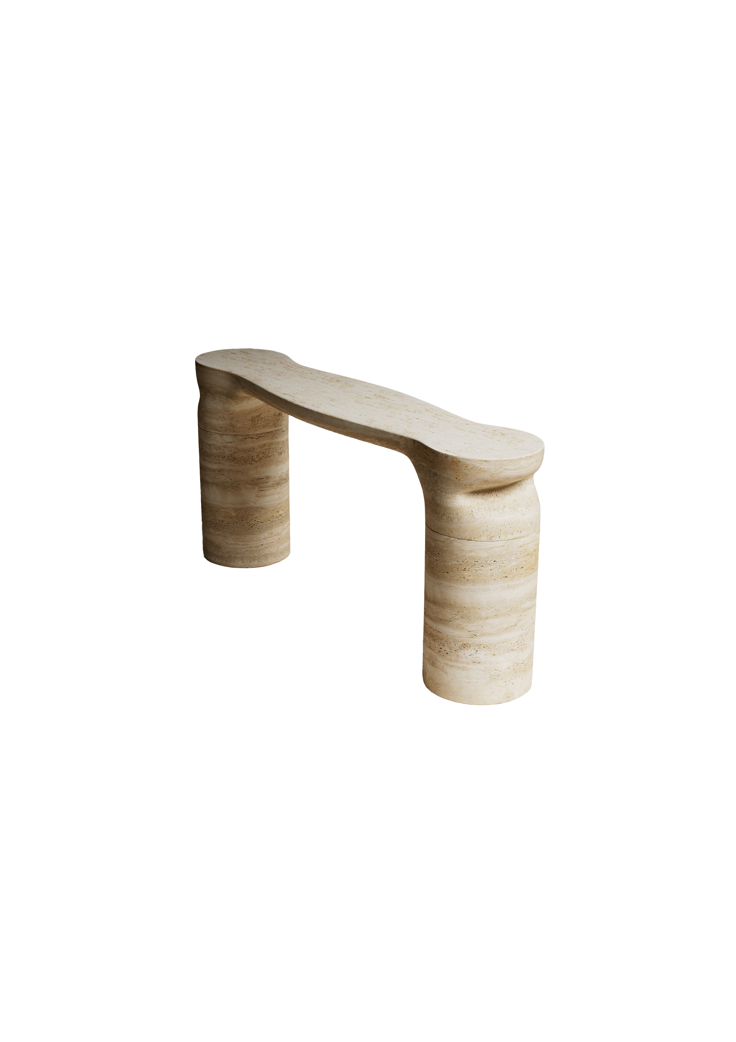 Nubo Console 02 - Stone Console by Mathieu Delacroix | Monde Singulier